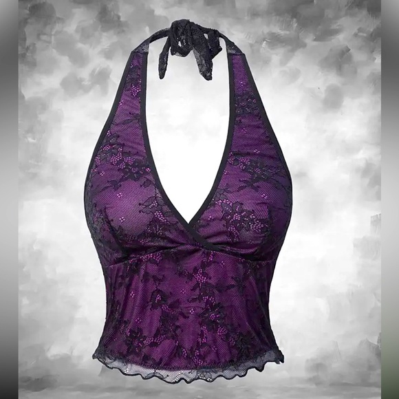 The Real Clean Company | Intimates & Sleepwear | Halter Lace Top ...